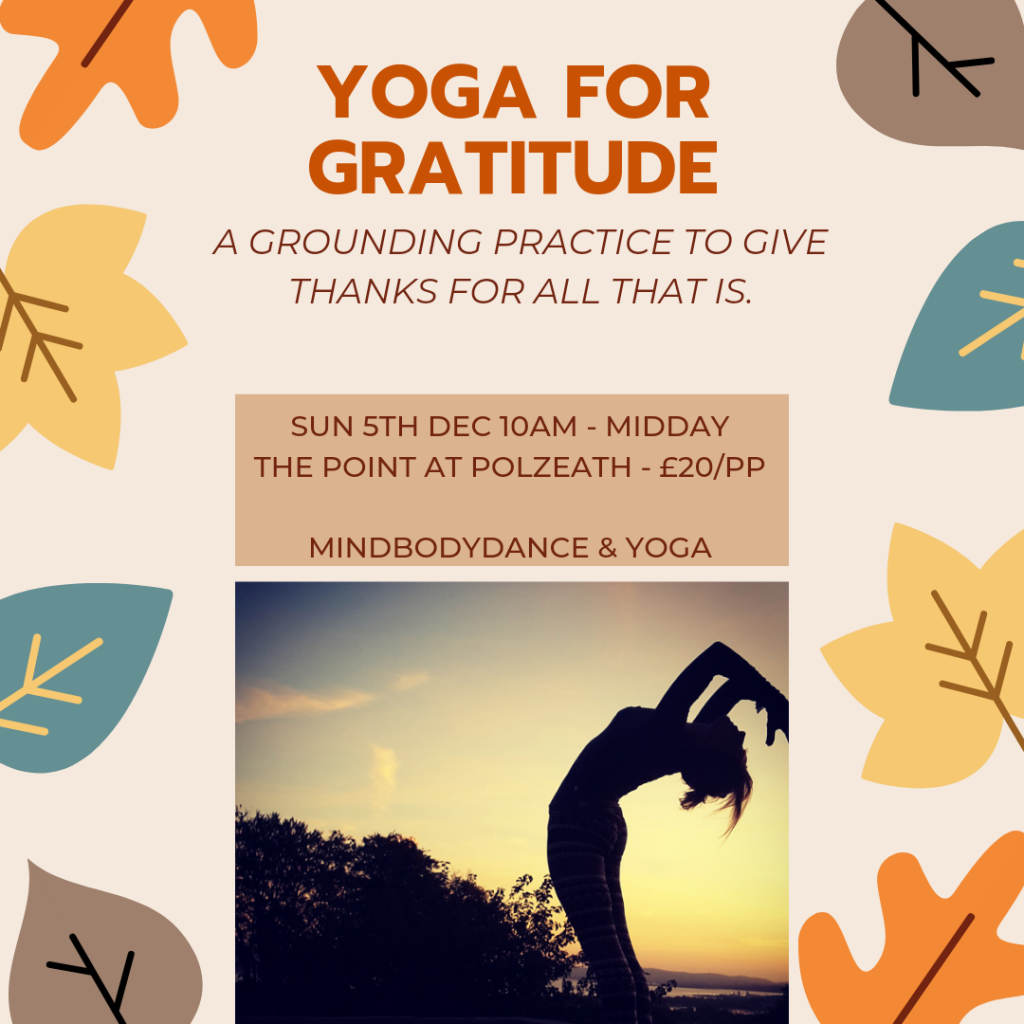 Yoga For Gratitude – workshop – mindbodydance & yoga